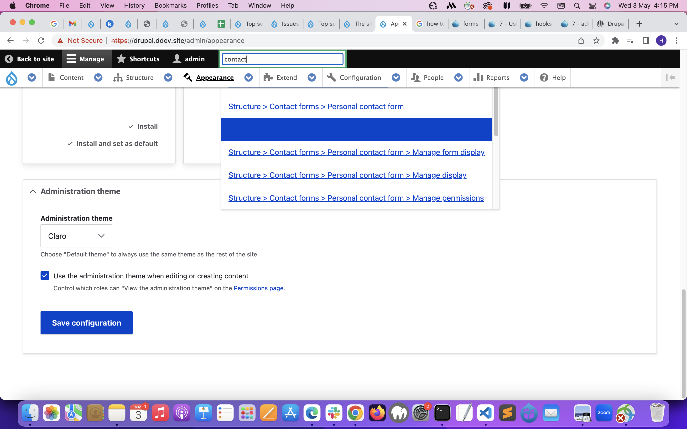 On Hover : search links items not visible due to background color [#3357884] | Drupal.org